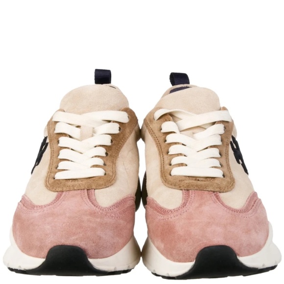 Tory Burch | Shoes | Good Luck Trainer Nat Suede New Creamnavypink Moon ...